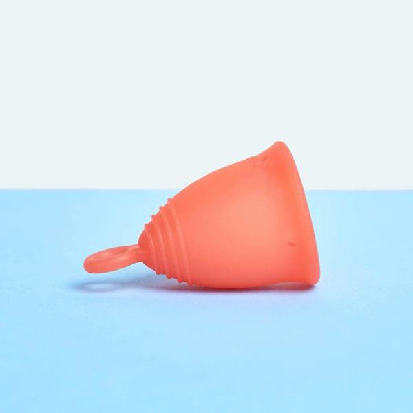 Silicone Ring Menstrual Cup with Loop Pull Stem | Peachlife – Peachlife Inc